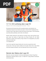 Lambang (Logo - Simbol) K3 (Keselamatan Dan Kesehatan Kerja) Beserta Arti Dan Maknanya ...