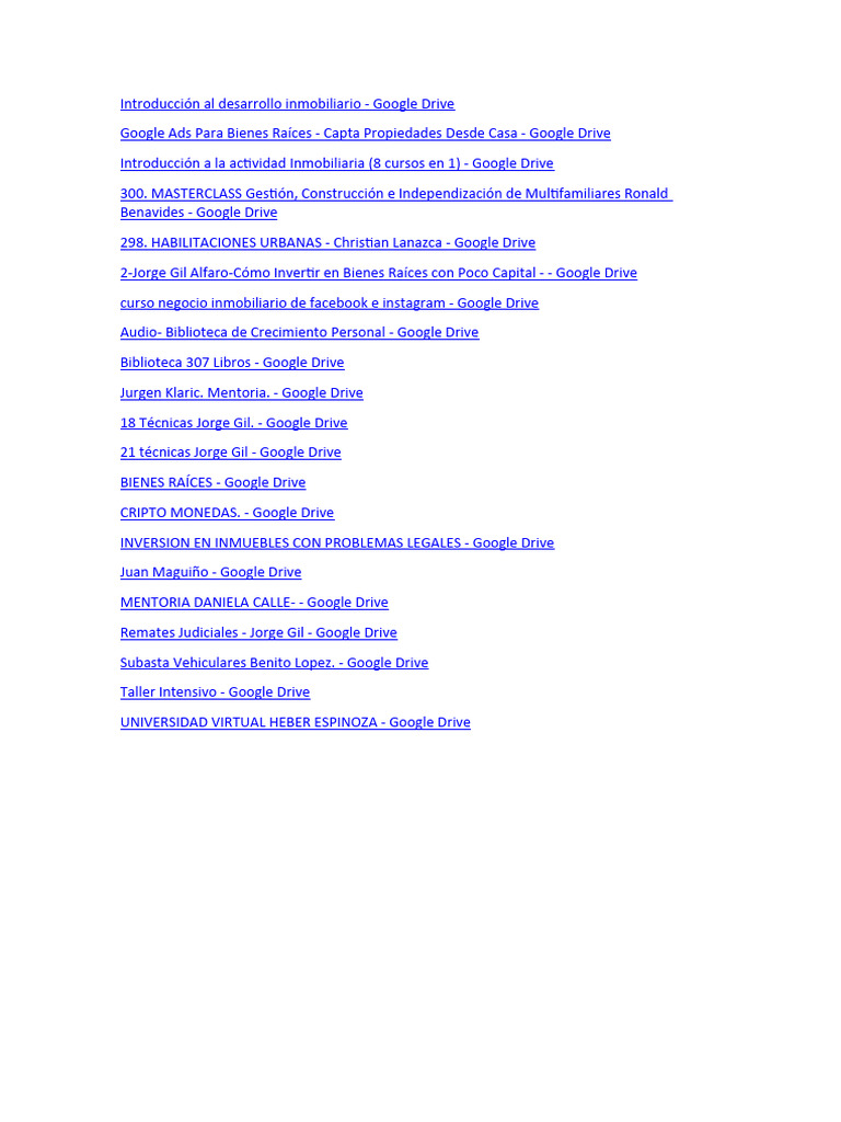 Bienes Raíces | PDF