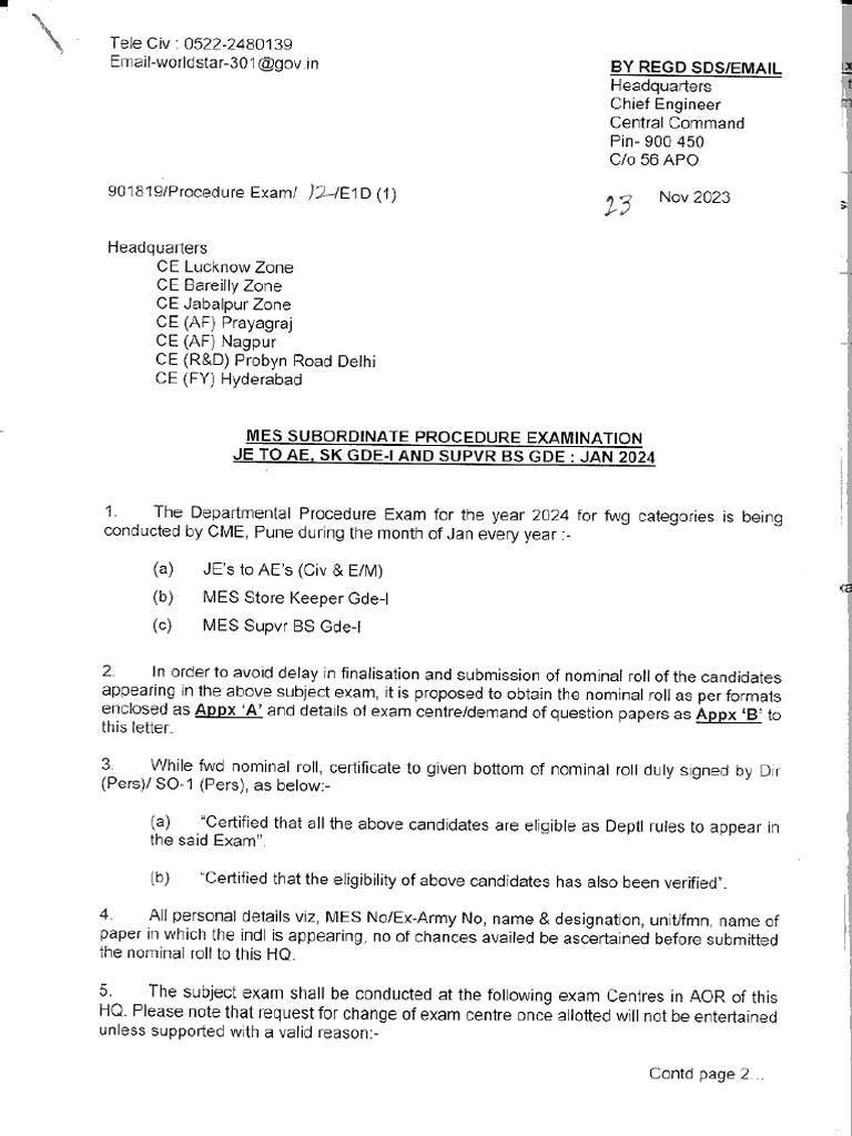 Procedure Exam | PDF