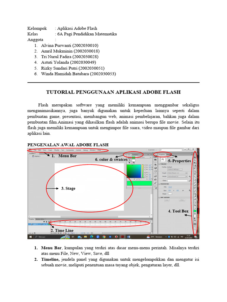 Materi Adobe Flash | PDF