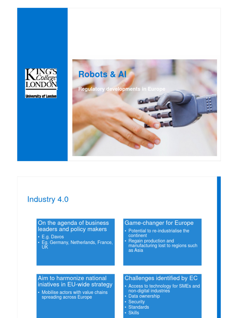 (2017 Kings) Robots and The Law | PDF | Robot | Robotics