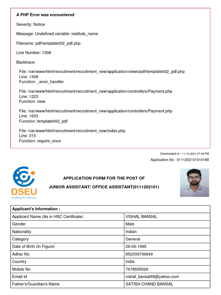 DSEU Print Application | PDF | Visual Impairment | Justice