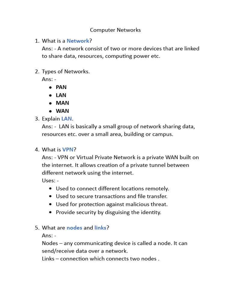 Computer Networks | PDF | Computer Network | Osi Model