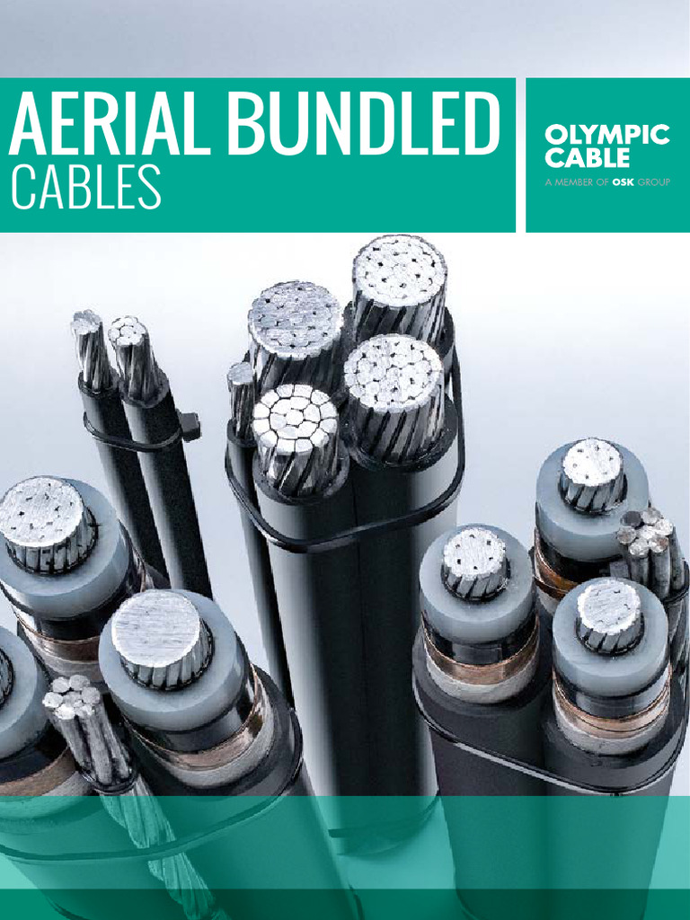 Cables: Aerial Bundled | PDF | Insulator (Electricity) | Electrical Wiring