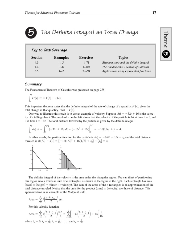 Total Change 1 | Download Free PDF | Integral | Calculus