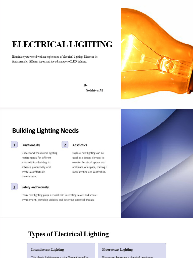 Electrical Lighting | PDF | Lighting | Incandescent Light Bulb
