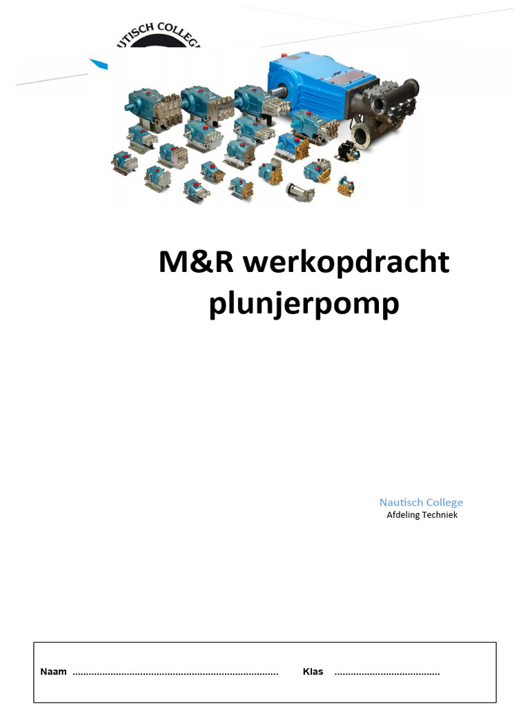 Plunjerpomp | Download Free PDF | Vehicle Parts | Applied And ...
