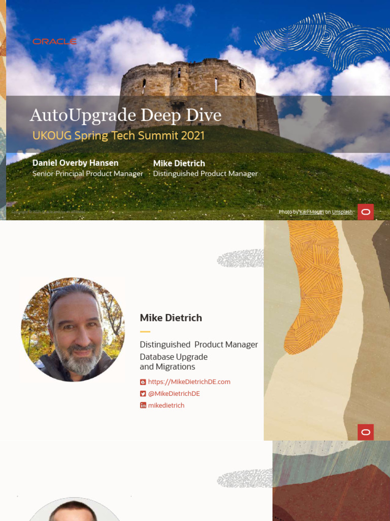 Tech Summit 2021 Autoupgrade Deep Dive | PDF | Java (Programming Language) | Protein Data Bank