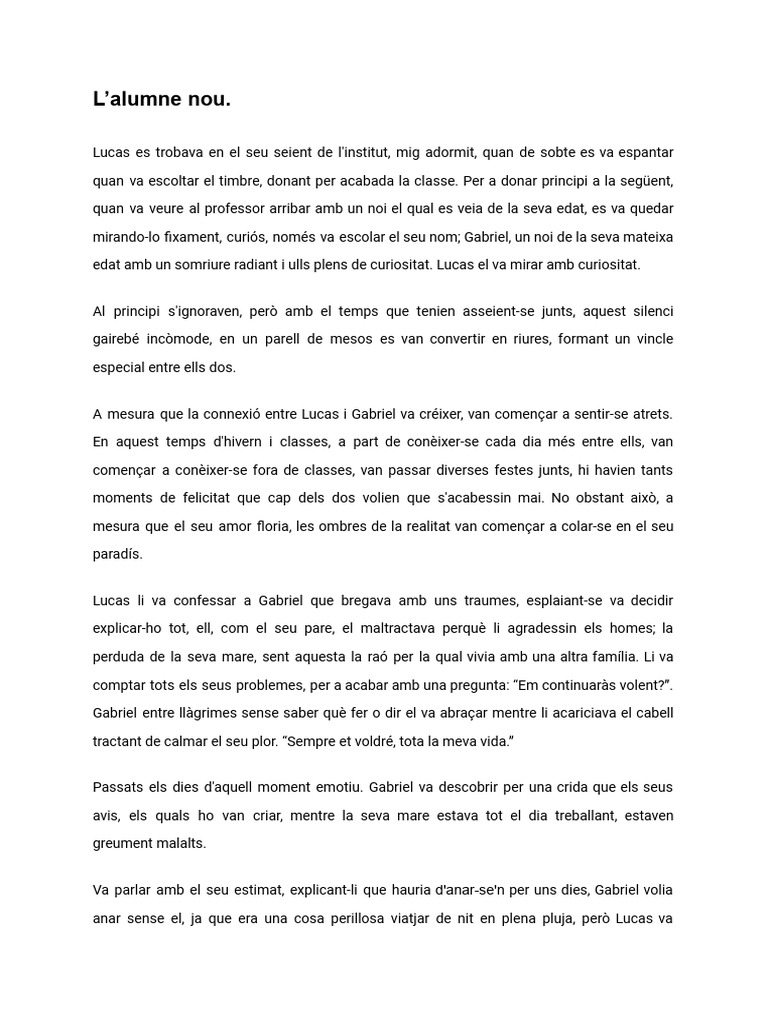 Coso de Texto de Catalan. | PDF