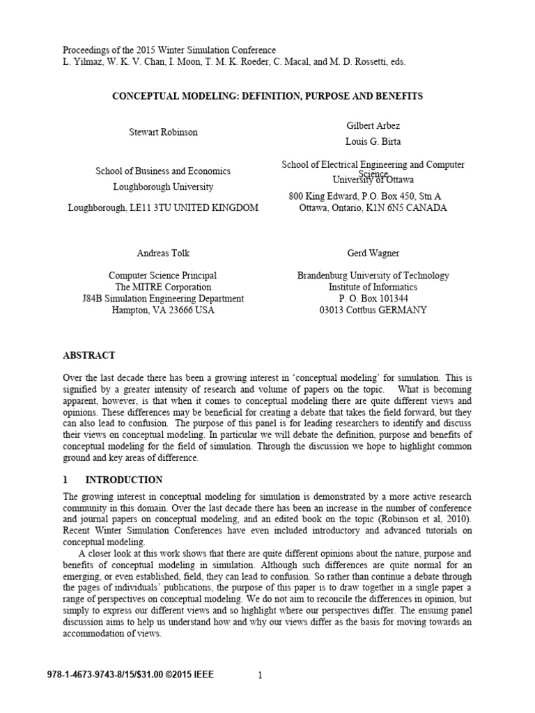 Model Konseptual | PDF | Conceptual Model | System