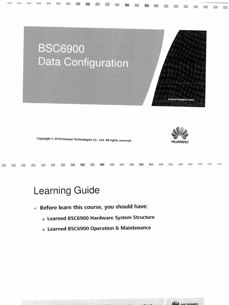 BSC6900 Data Configuration | PDF