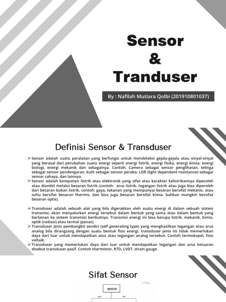 Nafilah Mutiara Qolbi - 201910801037 - Sensor & Transduser | PDF