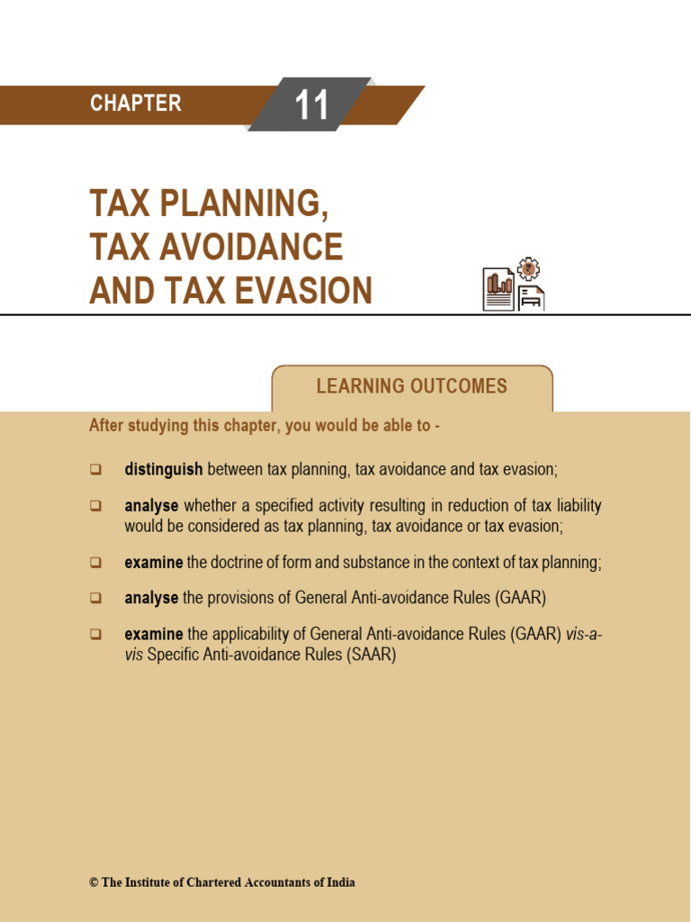 Tax Planning, Avoidance, Tax Evasion | PDF | Tax Avoidance | Taxes
