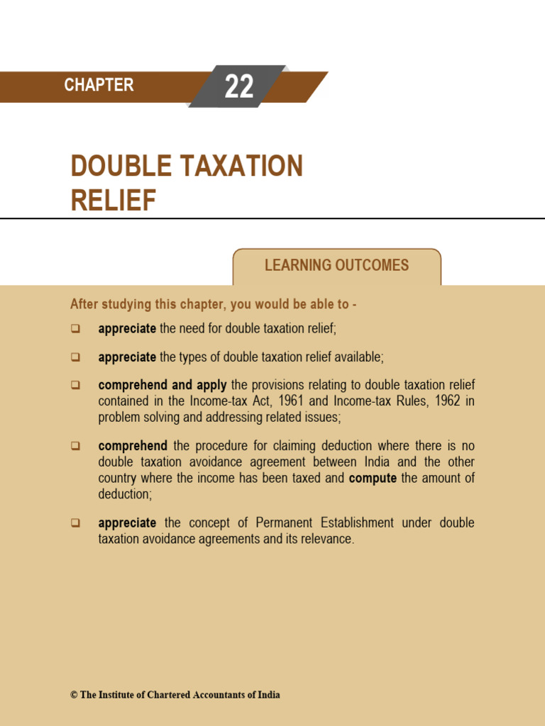 Double Taxation Relief | PDF | Double Taxation | Tax Treaty