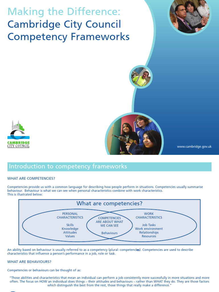Item 7 - MAKING THE DIFFERENCE - CAMBRIDGE CITY COUNCIL COMPETENCY ...