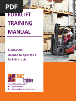PRACTICE TEST Forklift TLILIC0003 Trainers Copy With ANSWERS 1 1 | PDF