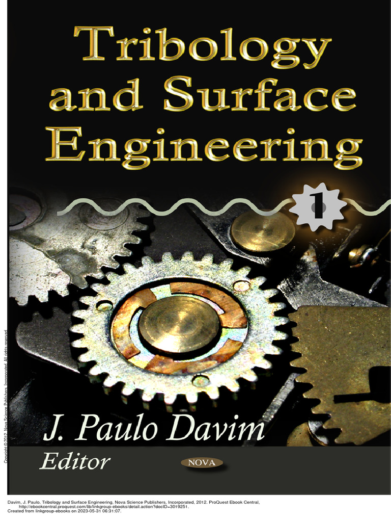 Tribology and Surface Engineering10 | PDF | Hardness | Friction