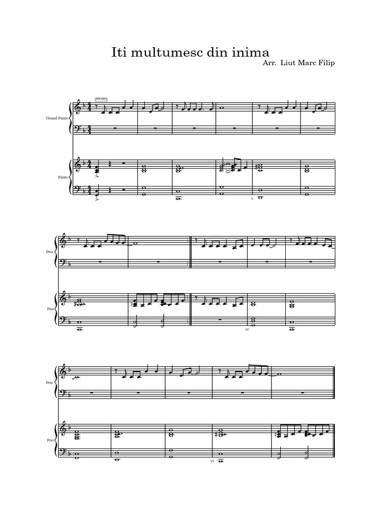 Iti Multumesc Din Inima | PDF