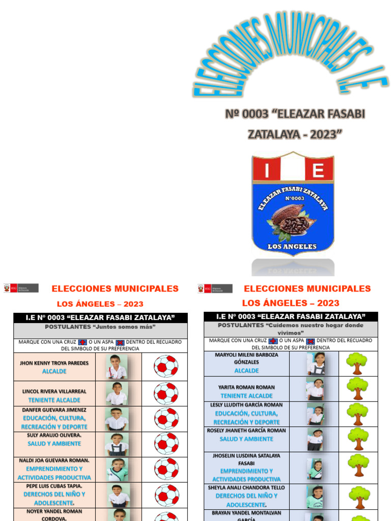 Cedulas 2023 Los Ángeles | PDF