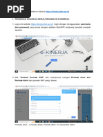 Panduan Penyusunan SKP Format 2022 Pada Si-BTM PDF | PDF