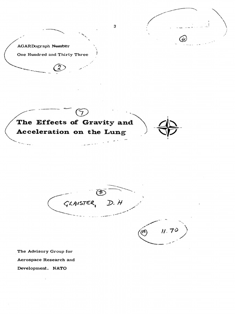 The Effects of Gravity and Acceleration On The Lung - D. Glaister (NATO ...