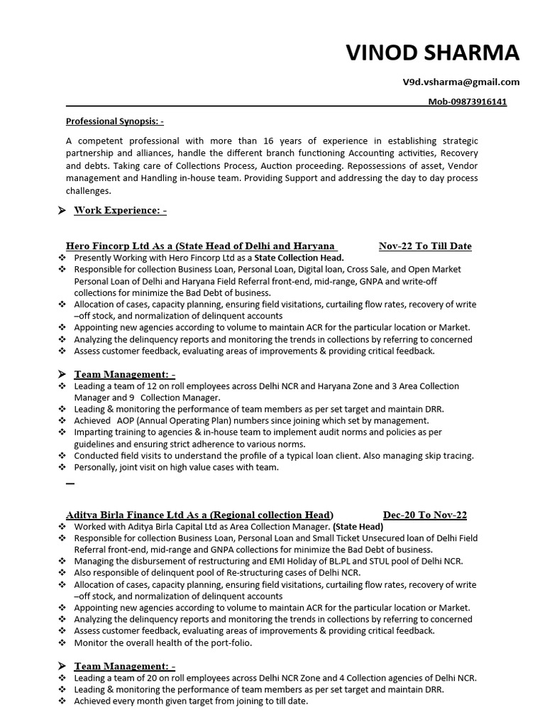 Vinod Sharma | Download Free PDF | Loans | Debt