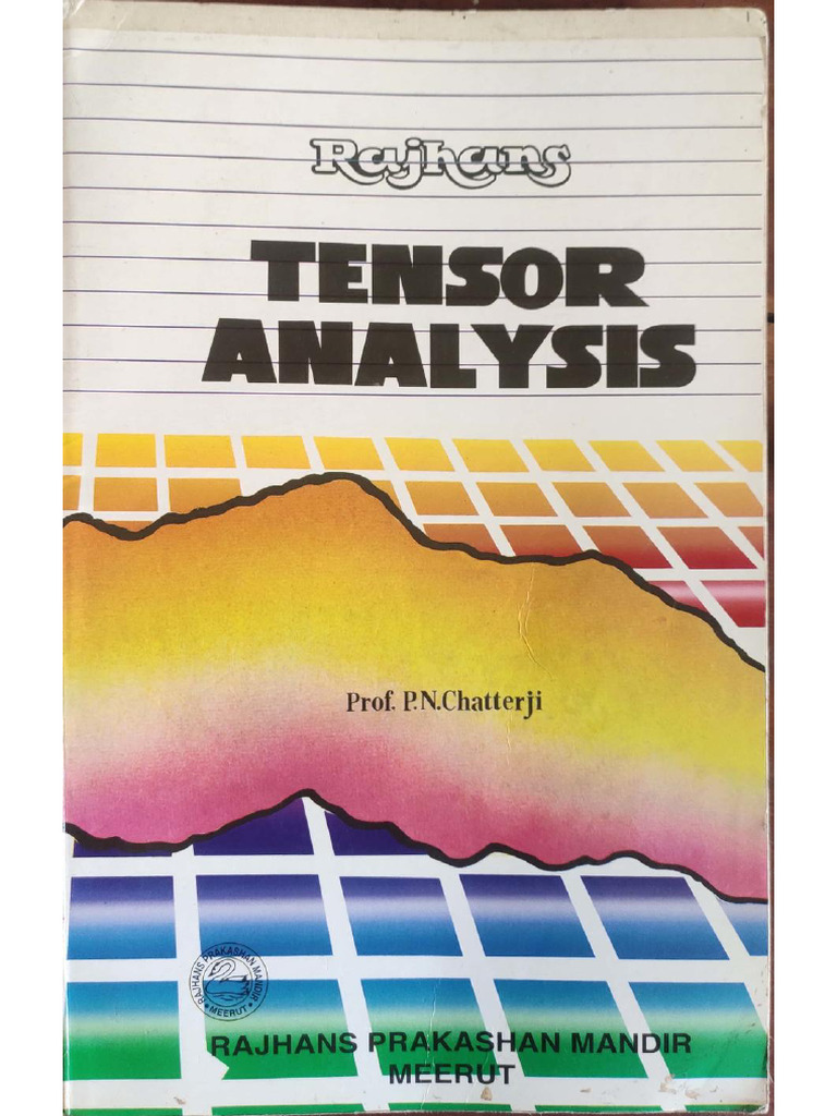 Tensor Analysis PN Chatterjee PDF Free | PDF