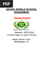 Physics Class 12 Project | PDF | Diffraction | Electrodynamics