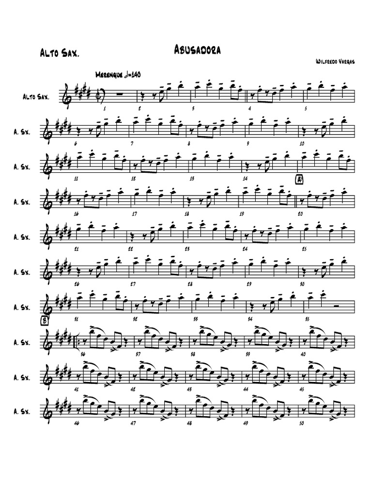 16 Abusadora-Saxo Alto | PDF