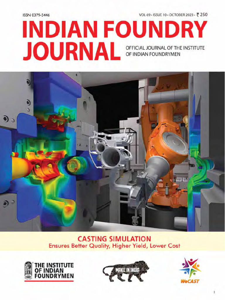 See My Article in Foundry Journal Oct 2023 Page No 25 1700286957 | PDF