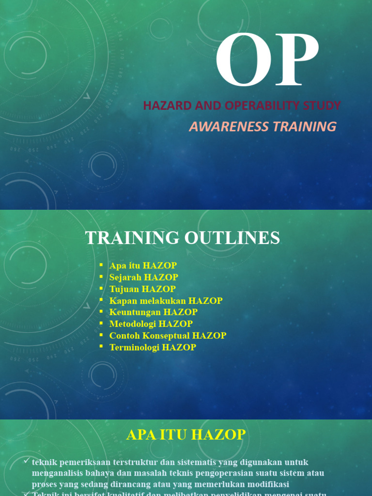 HAZOP Awareness Training 2023 | PDF