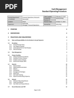 Cash Management SOP Overview | PDF | Bookkeeping | Cashier