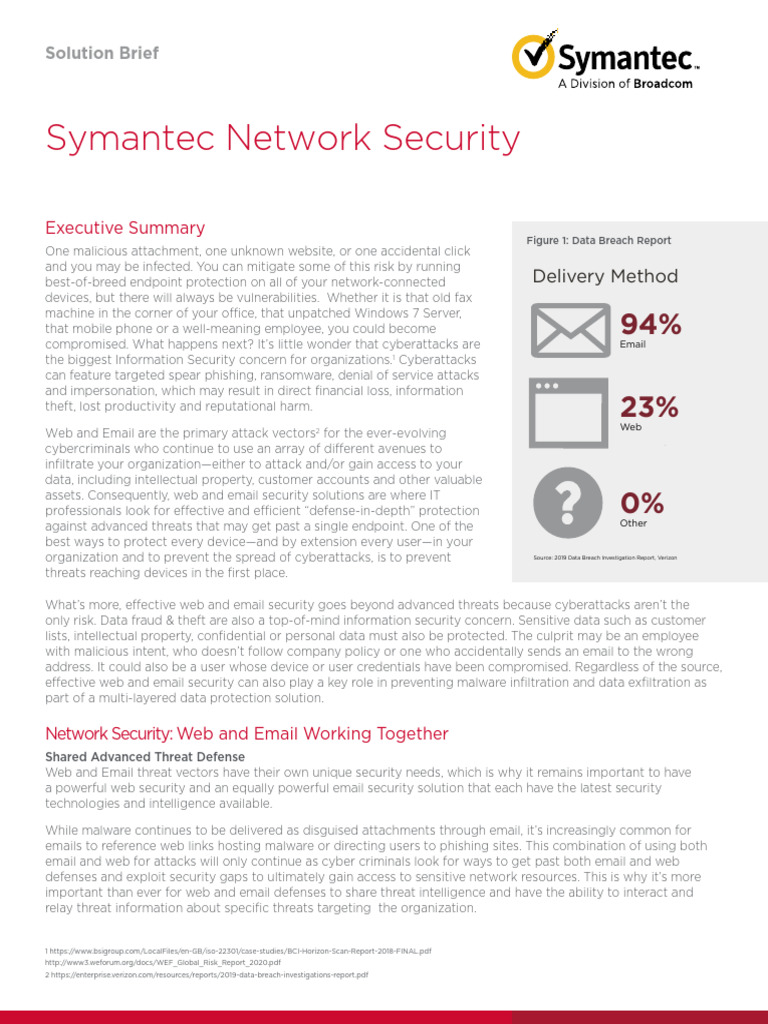Solution Brief - Web & Email Security | PDF | Security | Computer Security