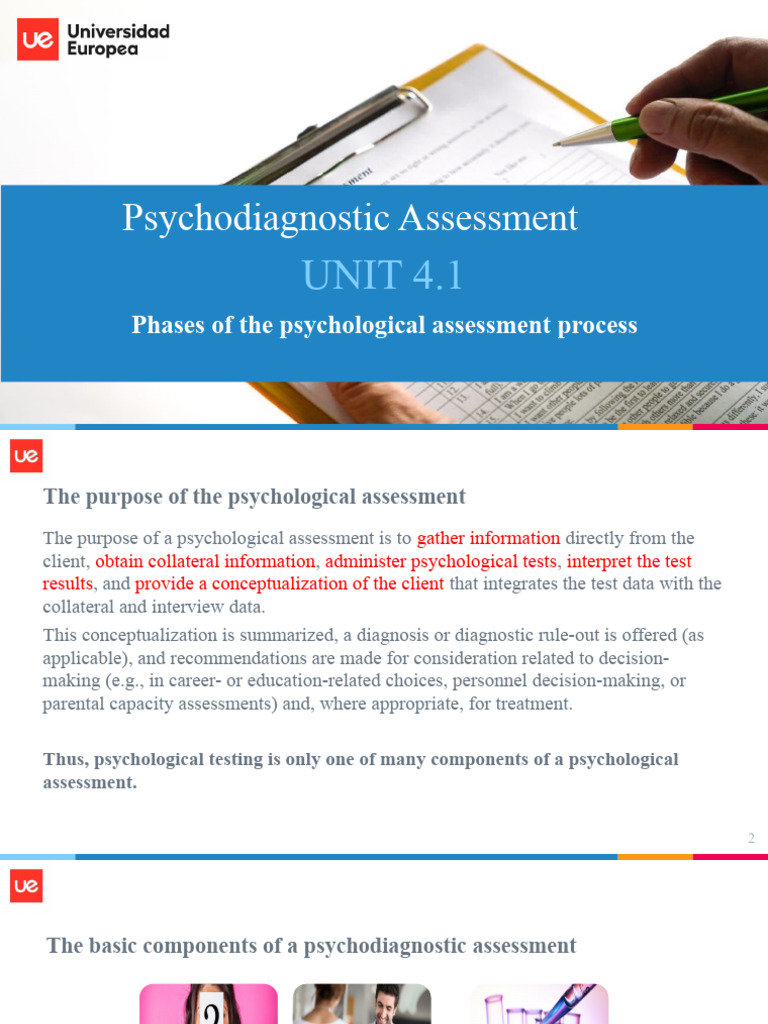 4.1 - Phases of The Psychological Assessment Process | Download Free ...