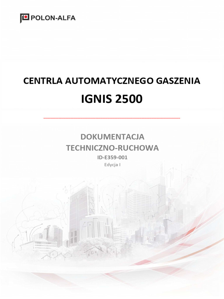IGNIS2500 ID-E359-001 Ed1 0 | PDF