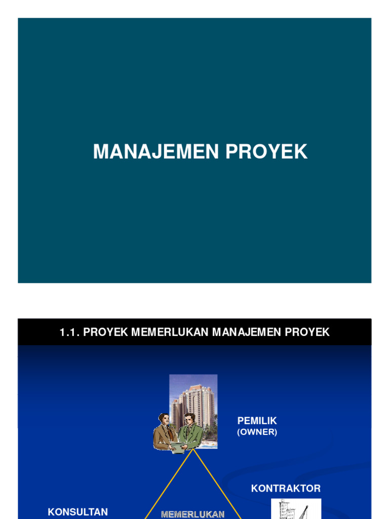 MANAJEMEN_PROYEK | PDF