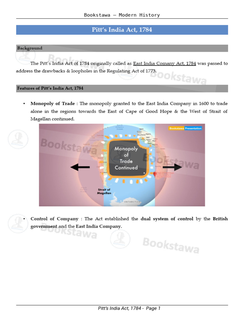 Pitts India Act 1784 - 14221775 - 2023 - 12 - 07 - 13 - 19 | PDF ...