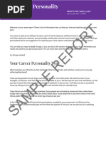 Free Personality Test 16personalities | PDF