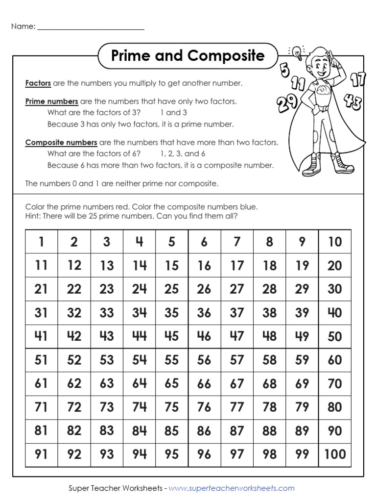 prime-composite-table_TWQNB | PDF | Functions And Mappings ...