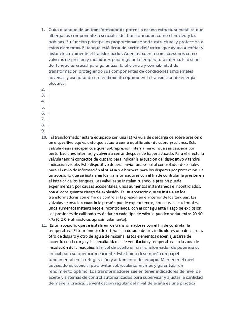 Cuba y componentes de transformadores | PDF | Transformador | Conector ...