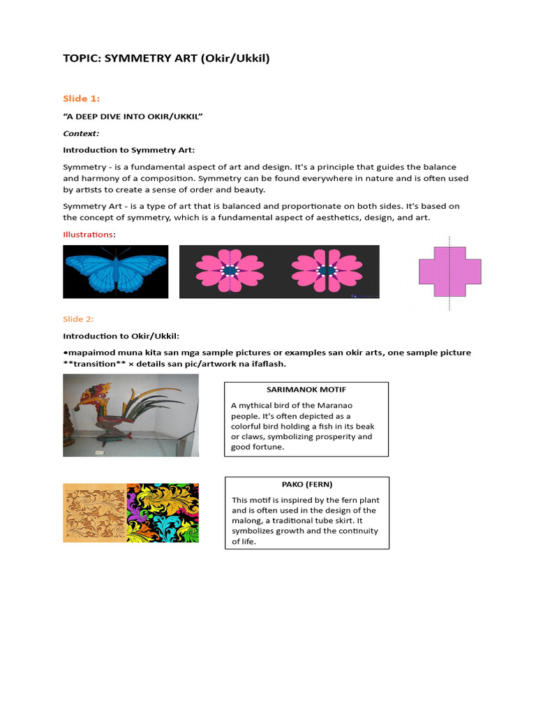 SYMMETRY-ART-OKIR-AND-UKKIL | PDF | Symmetry | Pattern