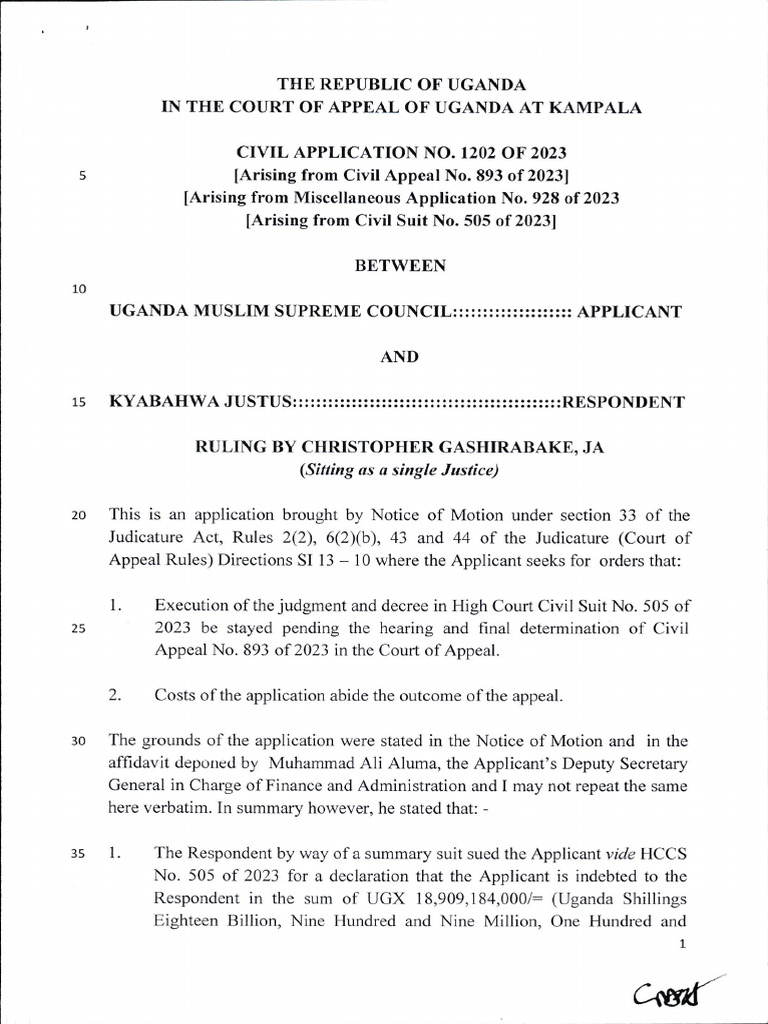 UMSC | PDF | Lawsuit | Judgment (Law)