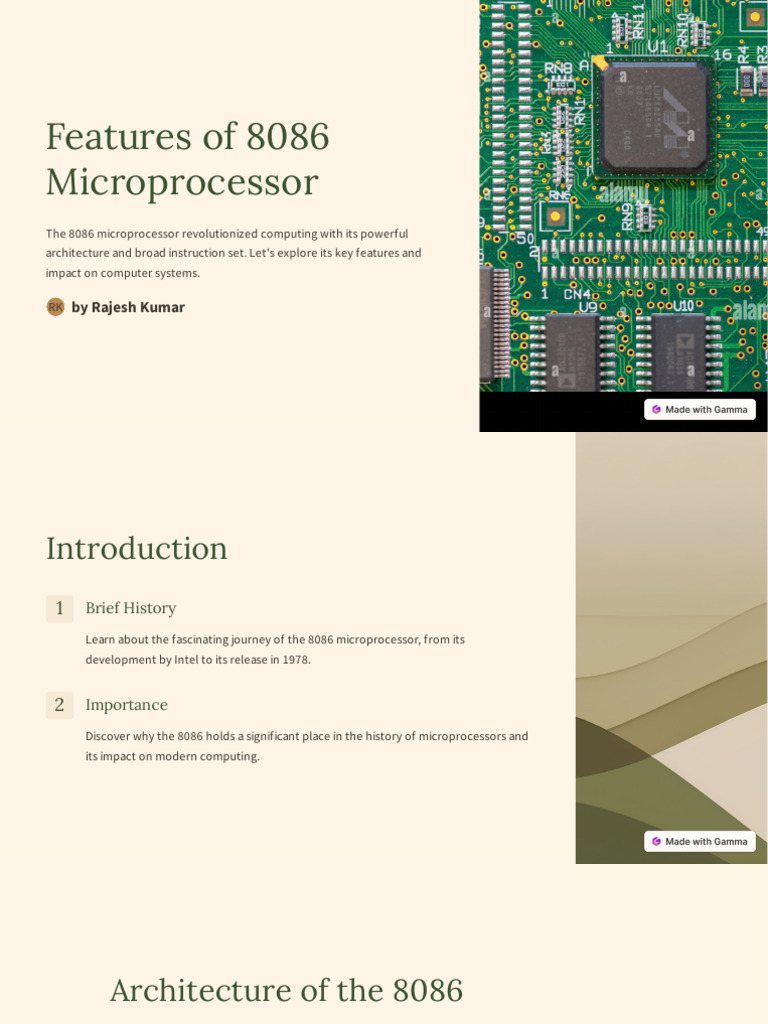 8086 Microprocessor Insights | PDF | Central Processing Unit | Computer ...