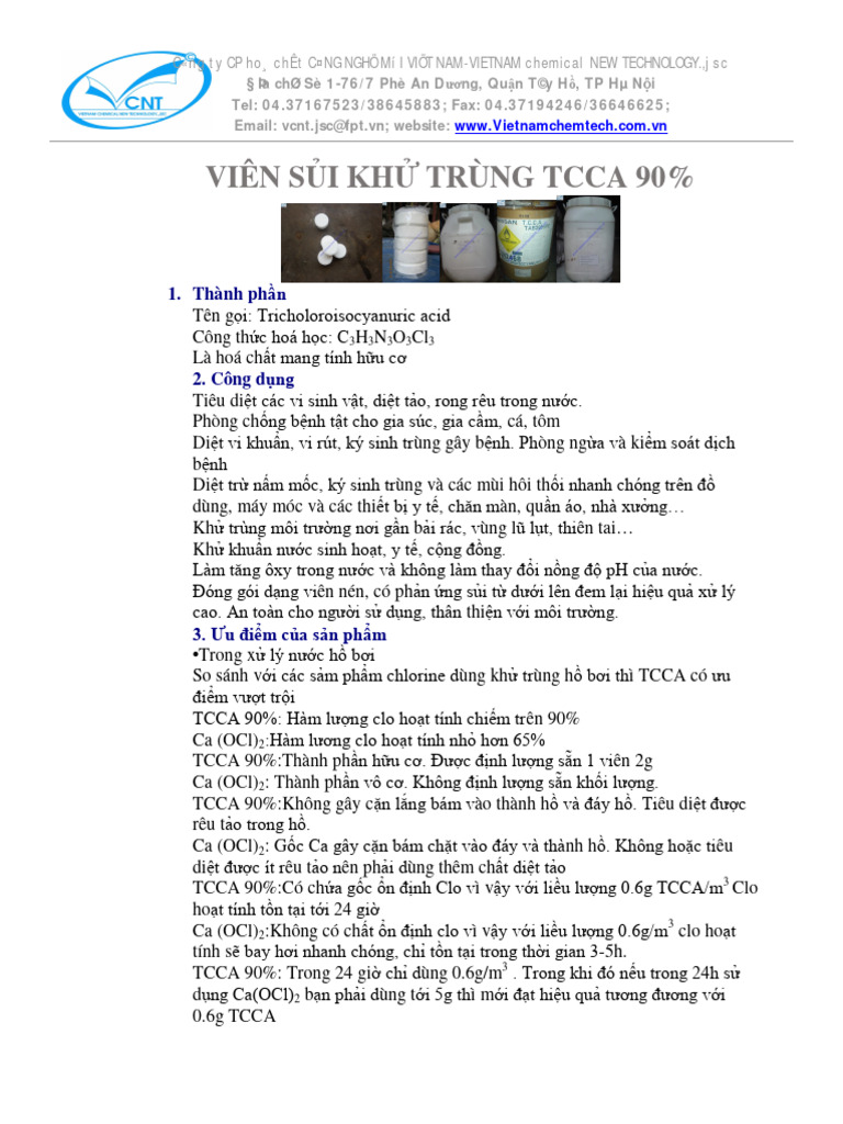 TCCA 200g Nhat 50kg | PDF