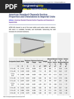 C & MC Shapes | PDF | Beam (Structure) | Mechanics