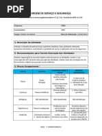 Modelo de CAT para Comunicação de Acidente | PDF | Bem-estar | Médico