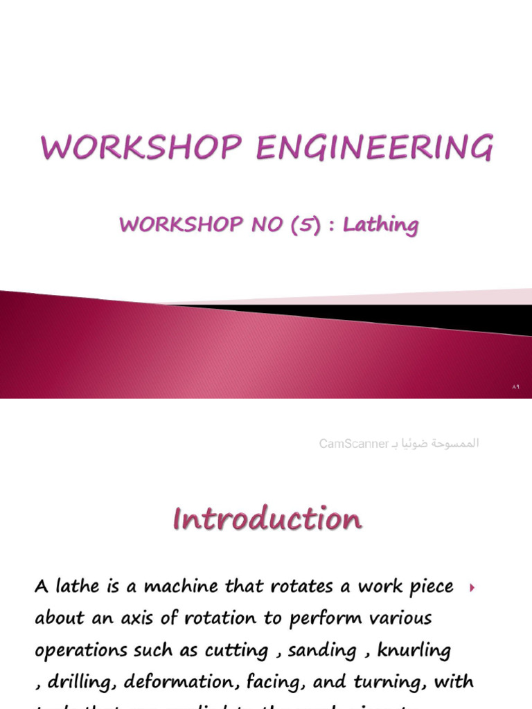 Lathing Workshop | PDF