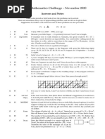 JMC 2022 Solutions and Answers | PDF | Triangle | Mathematics