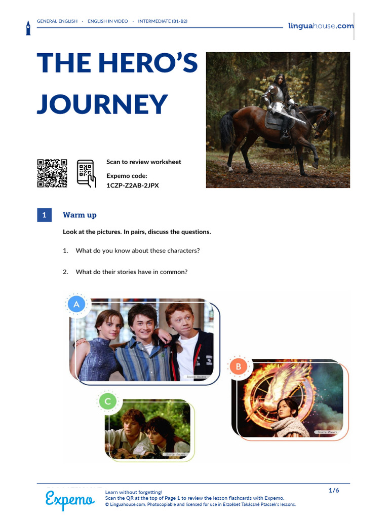 The Heros Journey British English Teacher | PDF | Hero | Quest