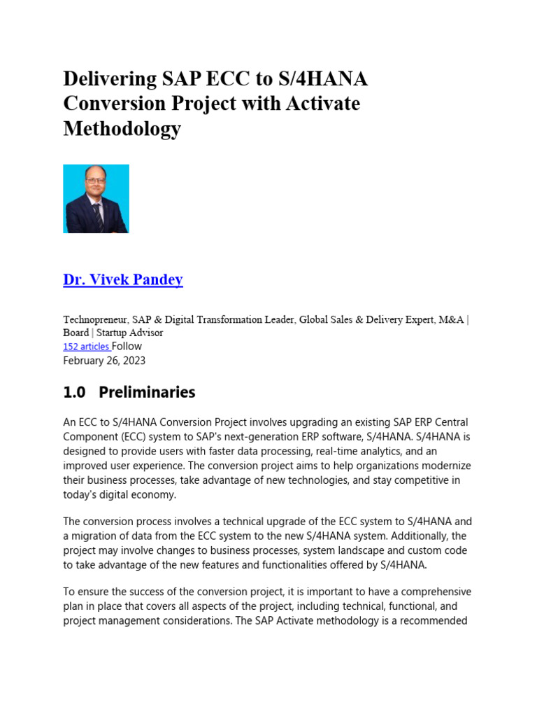 Delivering SAP ECC to S | PDF | Cloud Computing | Analytics